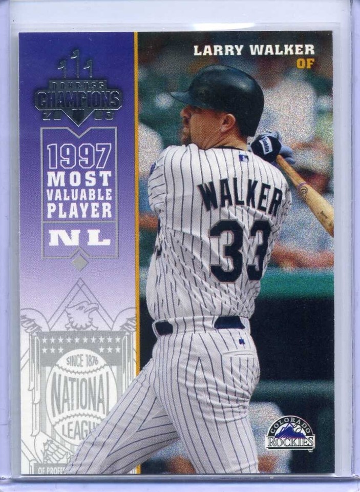 LARRY WALKER 2003 Donruss Champions SAMPLE CARD #94 - ROCKIES | eBay