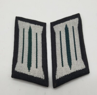 East German Army Pioneer Collar Tabs Litzen NVA military Original DDR ...