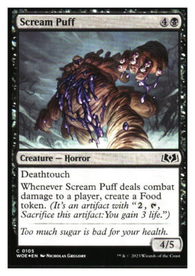 Scream Puff (Foil) Wilds ofEldraine MTG - NM+ | eBay
