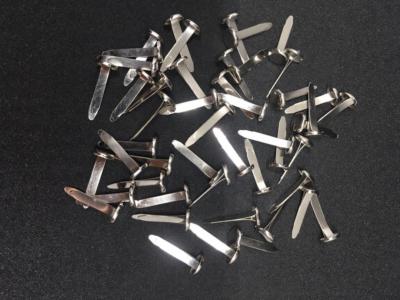 ' Silver ' Split Pins Paper Fasteners Butterfly Clips 20mm Ideal Arts ...