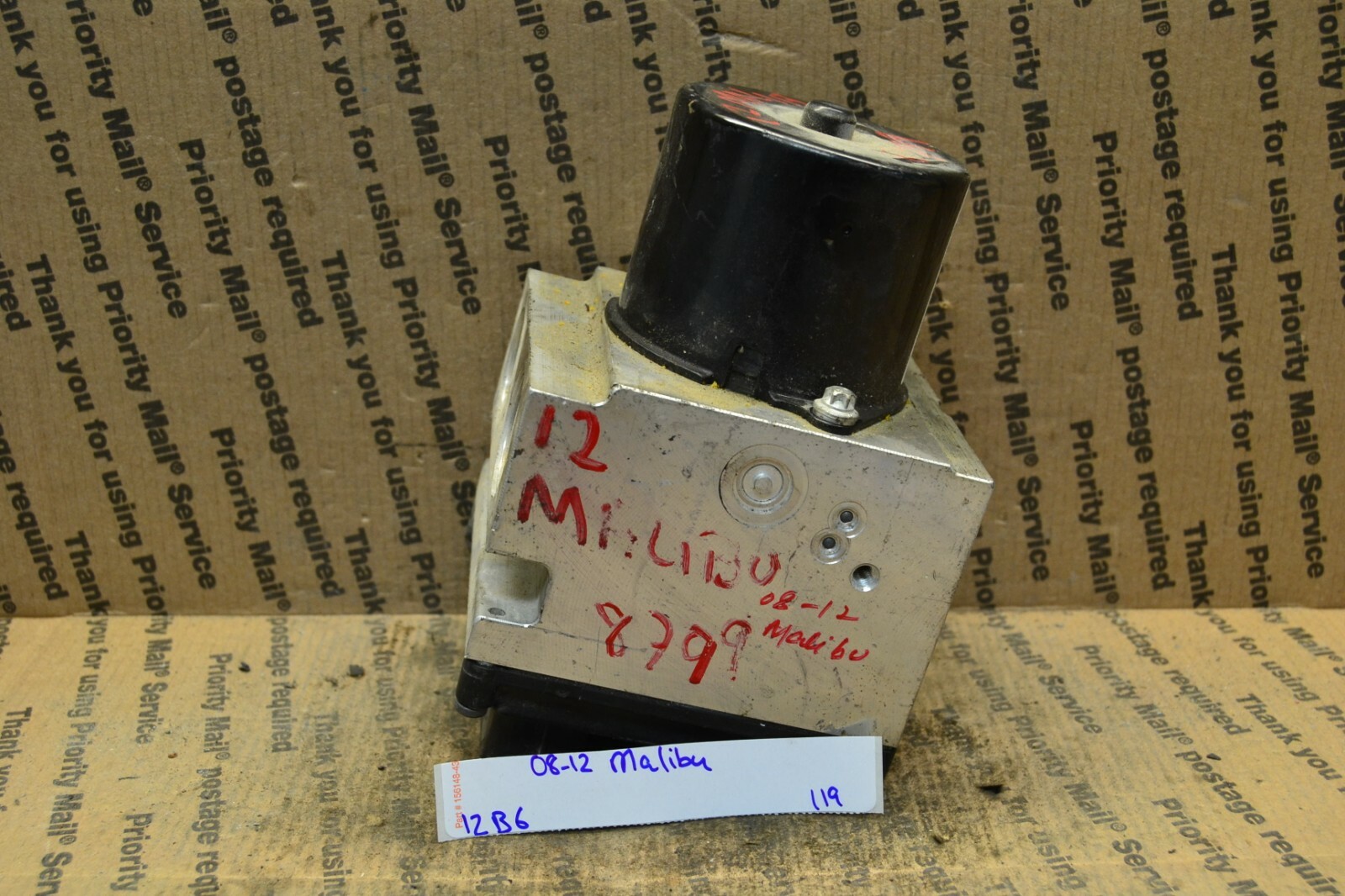 2008-2012 Chevrolet Malibu ABS Pump Control OEM 22800233 Module 119 ...