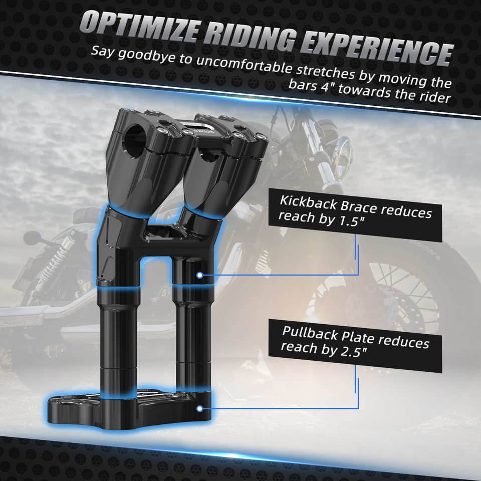 NICECNC Modular Kickback Riser for Harley Street Glide Special FLHXS ...