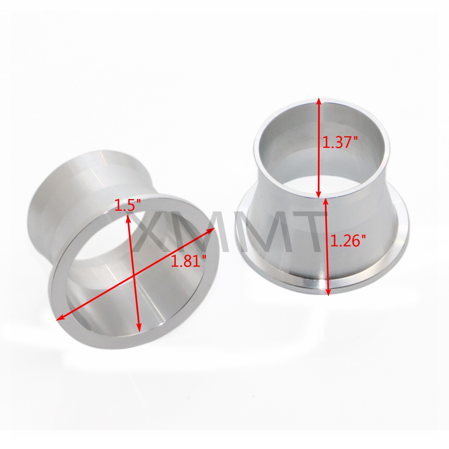 2 Pairs Exhaust Port Torque Power Cones Drag Pipe for Harley Big Twin ...