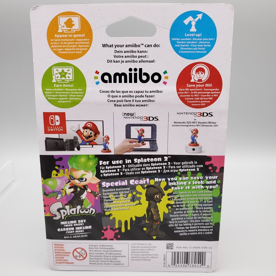 Splatoon 2 Inkling Boy Amiibo Nintendo Switch Figure Uk Import | eBay