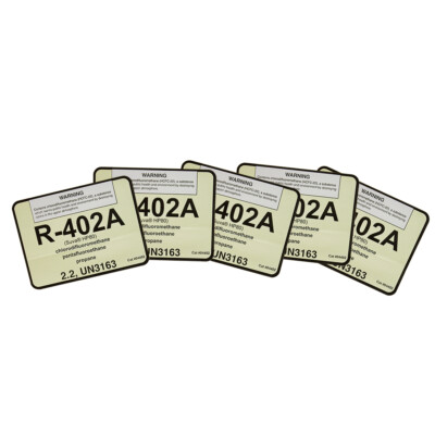 R-402A / R402A Label # 04402 , Pack of (5) | eBay