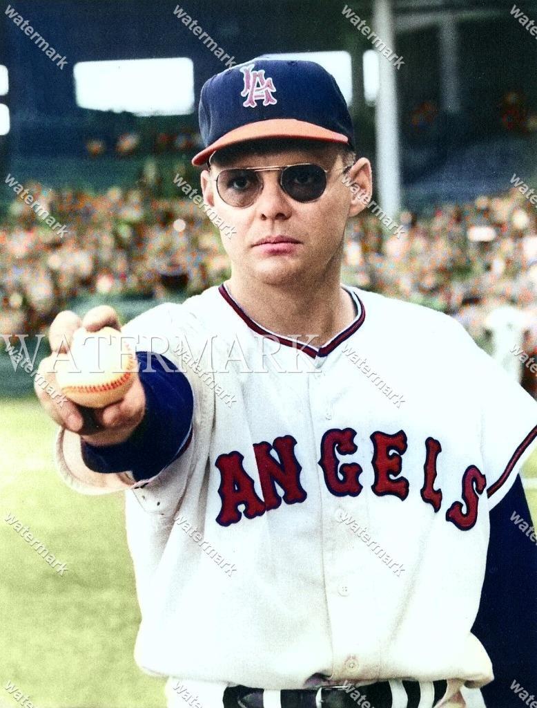 GP217 Ryne Duren Los Angeles Angels copy 8x10 11x14 16x20 Colorized ...