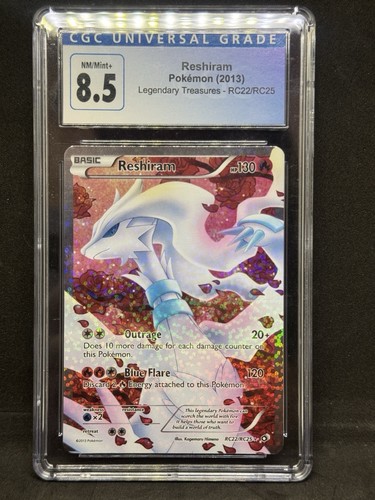Pokemon Reshiram RC22 from Legendary Treasures Radiant Collection in a ...