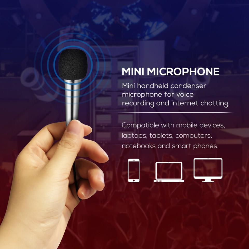 Mini Microphone Tiny Microphone Asmr Microphone Portable Instrument ...