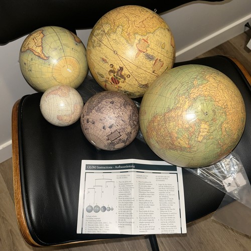 Authentic Models Globe Mobile GL060 Five Globes Of Various Sizes & Centuries | eBay