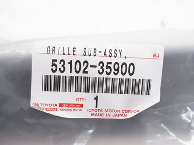 Genuine OEM Toyota 53102-35900 Lower Radiator Grille Molding 2003-2005 ...