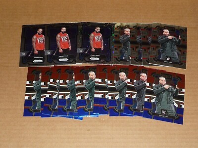 2024 Panini WWE WRESTLING JIMMY USO LOT OF 19 PRIZM SELECT + UNDER CARD ...