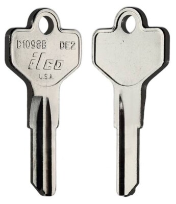 Lot of 2 UNCUT Kaba Ilco D1098B-DE2 Key Blank - 2 KEYS | eBay