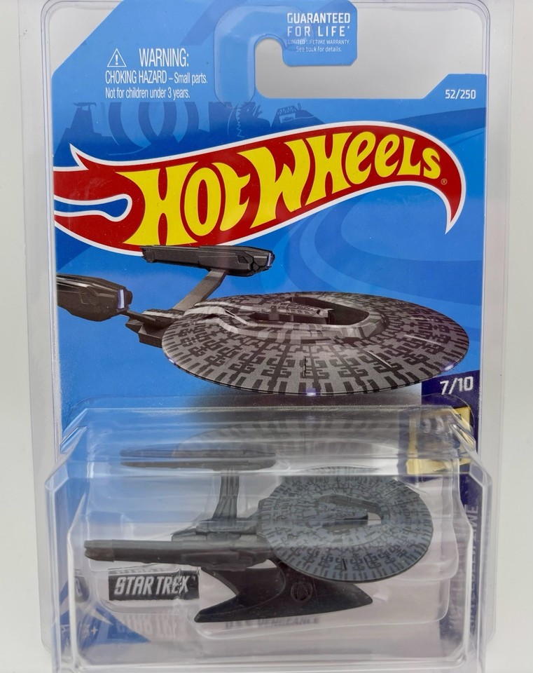 Hot Wheels ~ Star Trek U.S.S. Vengeance ~ Grey w/Protector case | eBay