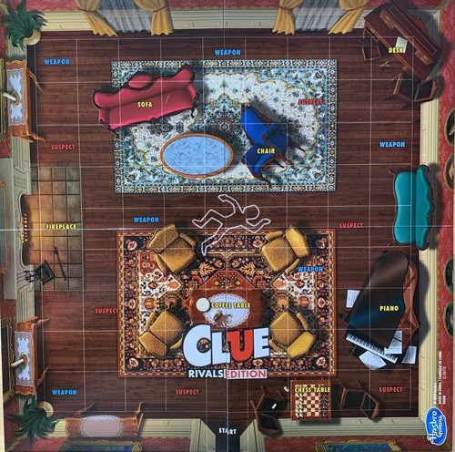 NEW/Sealed “Clue Rivals Edition” Board game/ 2 Players Hasbro Gaming ...