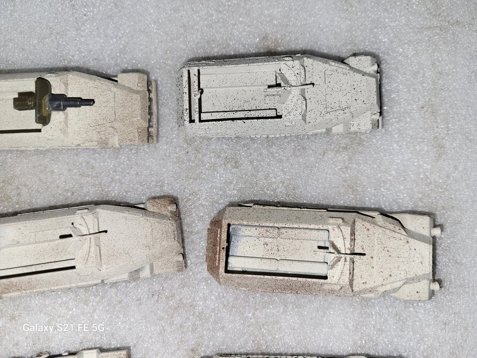 Lot of 11 Roco EKO Minitanks German Half Tracks Winter Camouflage HO ...