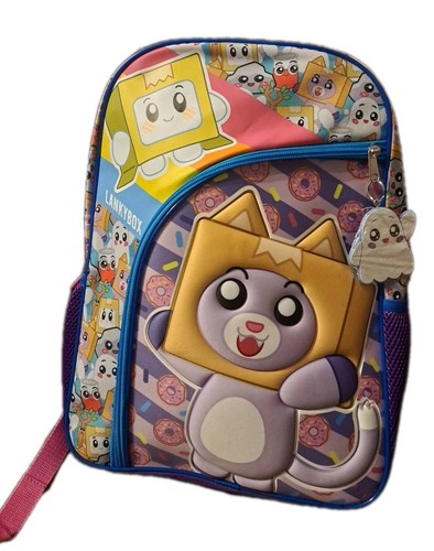 BIOWORLD Lankybox 16" Backpack Big Kid School Travel Book Bag NWT | eBay