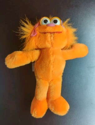 VINTAGE 1994 Sesame Street Orange Muppet Zoe Stuffed Animal Plush Toy 9 ...