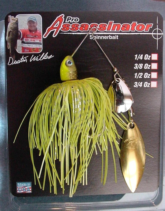 2 ~ Pro Assassinator 5/16 oz Compact Spinnerbait CWNG-TCS Tennessee ...