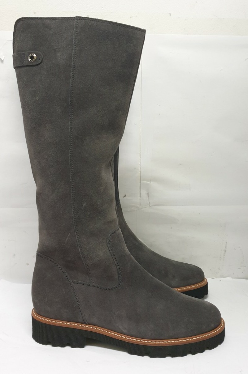 USS# Gabor Be-Bop M Womens Knee High Boots Grey Suede Size Uk4 for sale ...