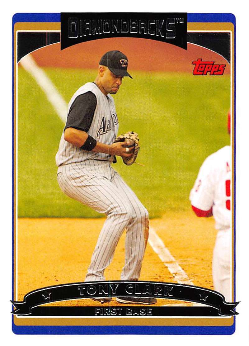 2006 Topps #378 Tony Clark NM-MT Diamondbacks | eBay