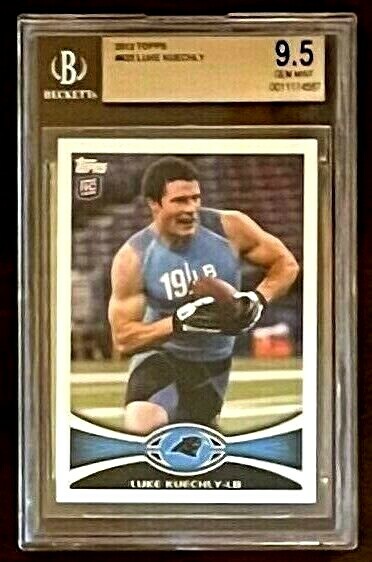 2012 LUKE KUECHLY RC, BGS 9.5 Topps #433, ROOKIE; Future HOF; Pop 1 of ...