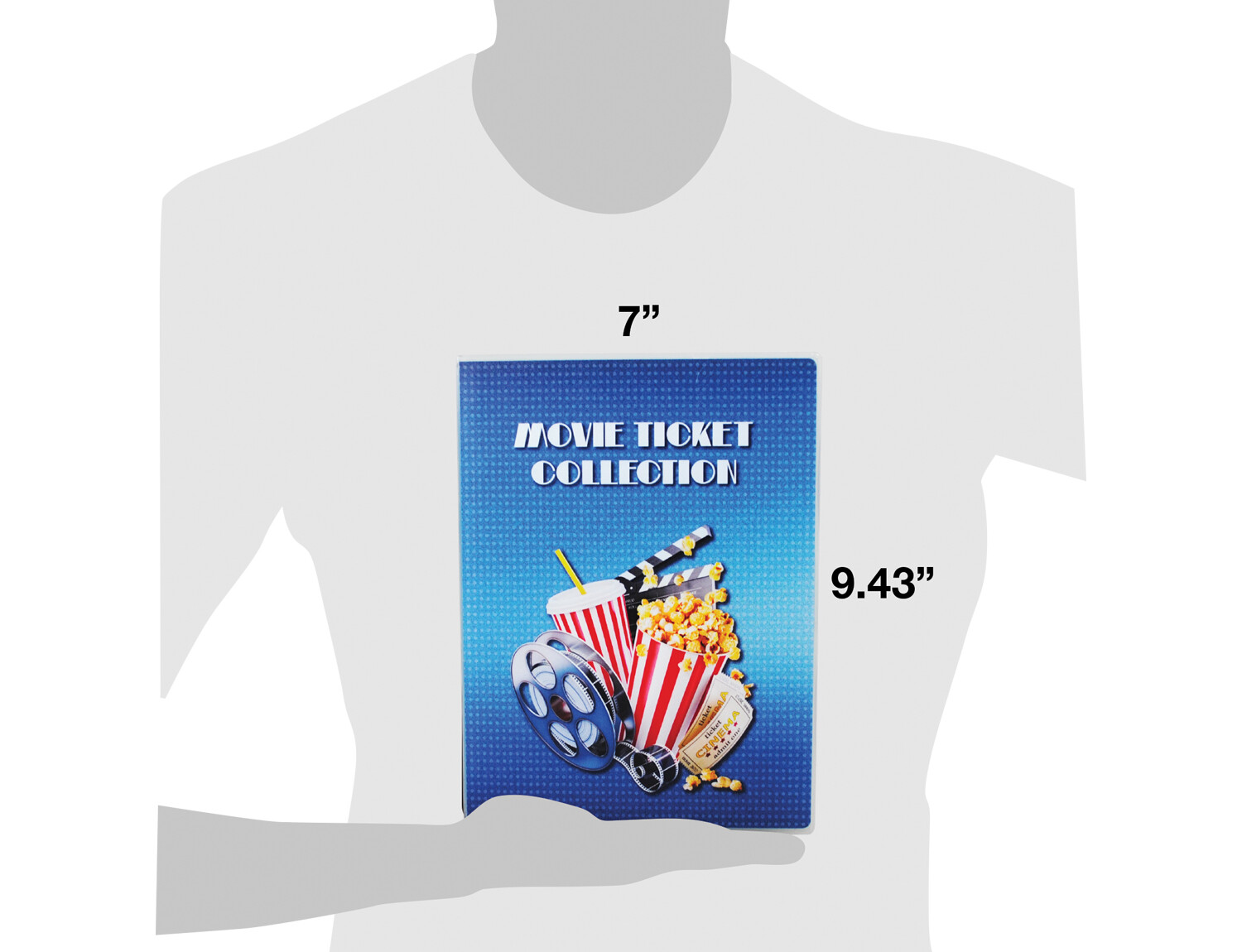 Movie Ticket Collection Album, 10 Ticket Pages Included, Holds 160 ...