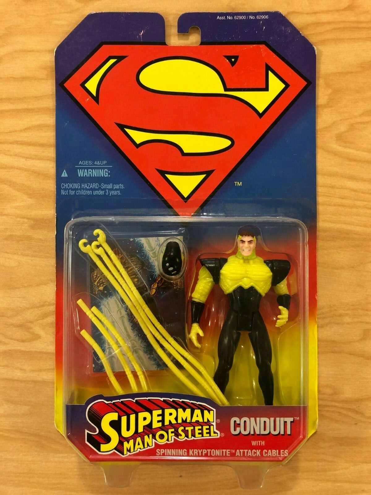 1995 Hasbro Kenner Superman Man of Steel Conduit Action Figure MOSC | eBay