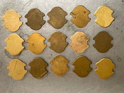 15x Brass Security Golf Bucket of Balls Driving Range Tokens. RARE | eBay