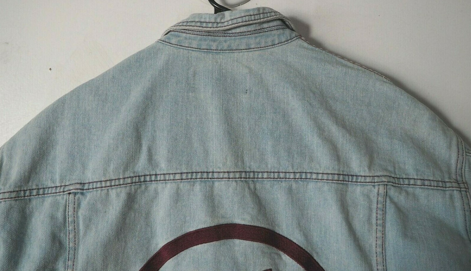 Beaster Gradient Denim Jacket Ghost Face Spring 2019 Blue Purple Unisex ...