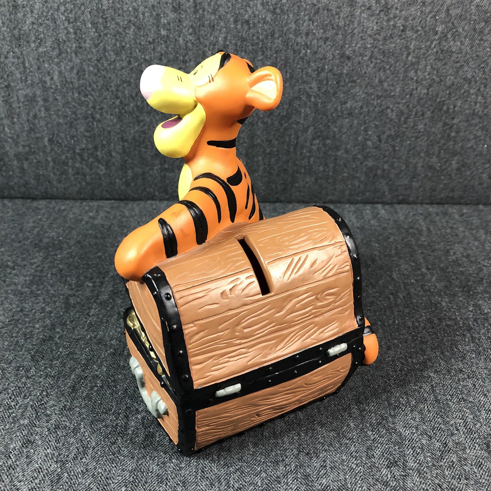 Vintage Disney Tigger Treasure Chest Plastic Coin Piggy Bank | eBay