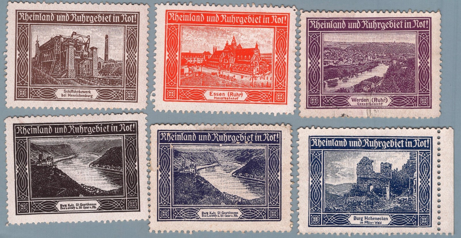 ES4196 Propaganda Poster stamp: Rhineland and Ruhr | eBay