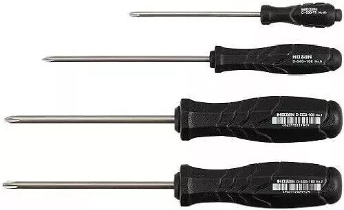 Premium JIS 4 JIS Screwdriver Set Japanese Industrial Standard Drivers ...