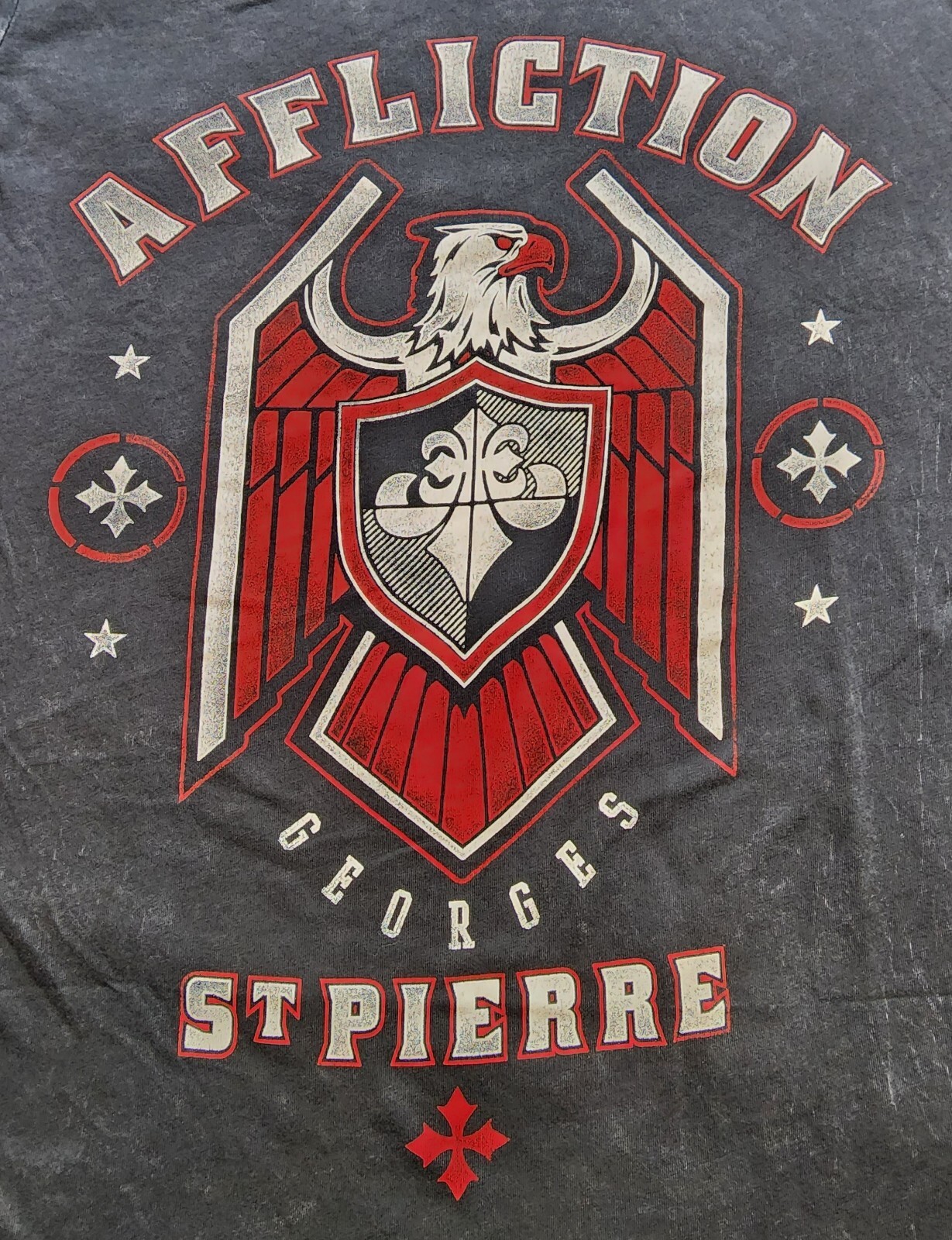 Affliction Women's George St Pierre Royal Guard short sleeve T-shirt ...
