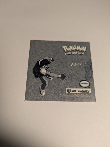 Pokemon Artbox Series 1 PRIZM Stickers Ash Pr30. | eBay