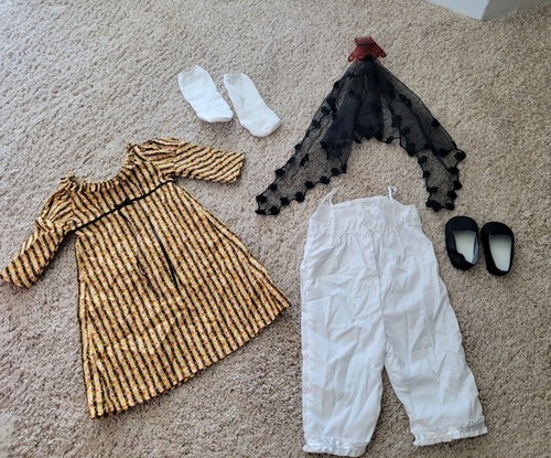 American Girl Doll Josefina Josefina's Christmas Dress Outfit Mantilla ...