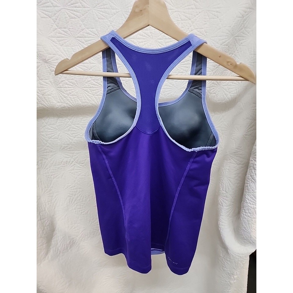 Nike Dri-fit Women's Purple 2 tone Tank Size Small Lightweight ...