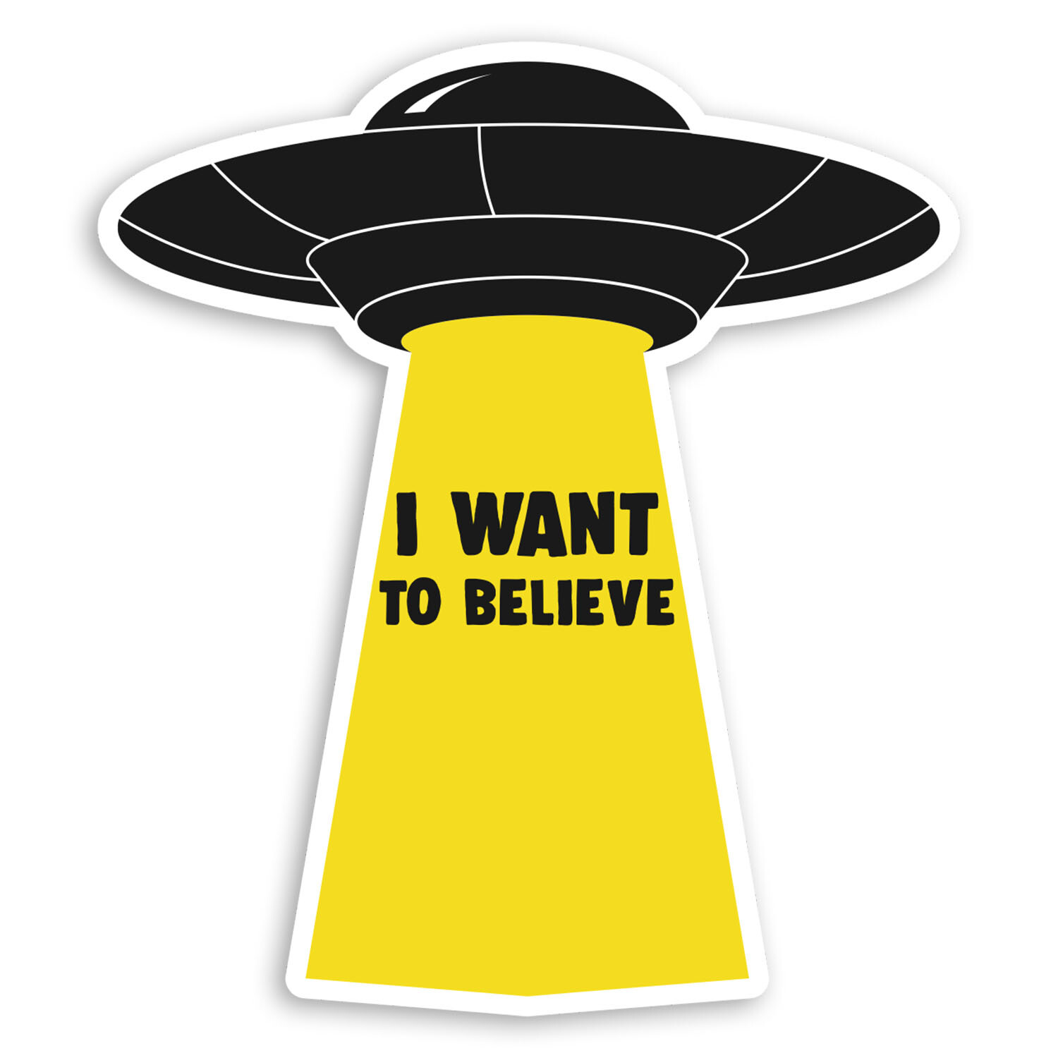 2 x 10cm Alien UFO Vinyl Stickers - Aliens Fun X Files Laptop Sticker ...