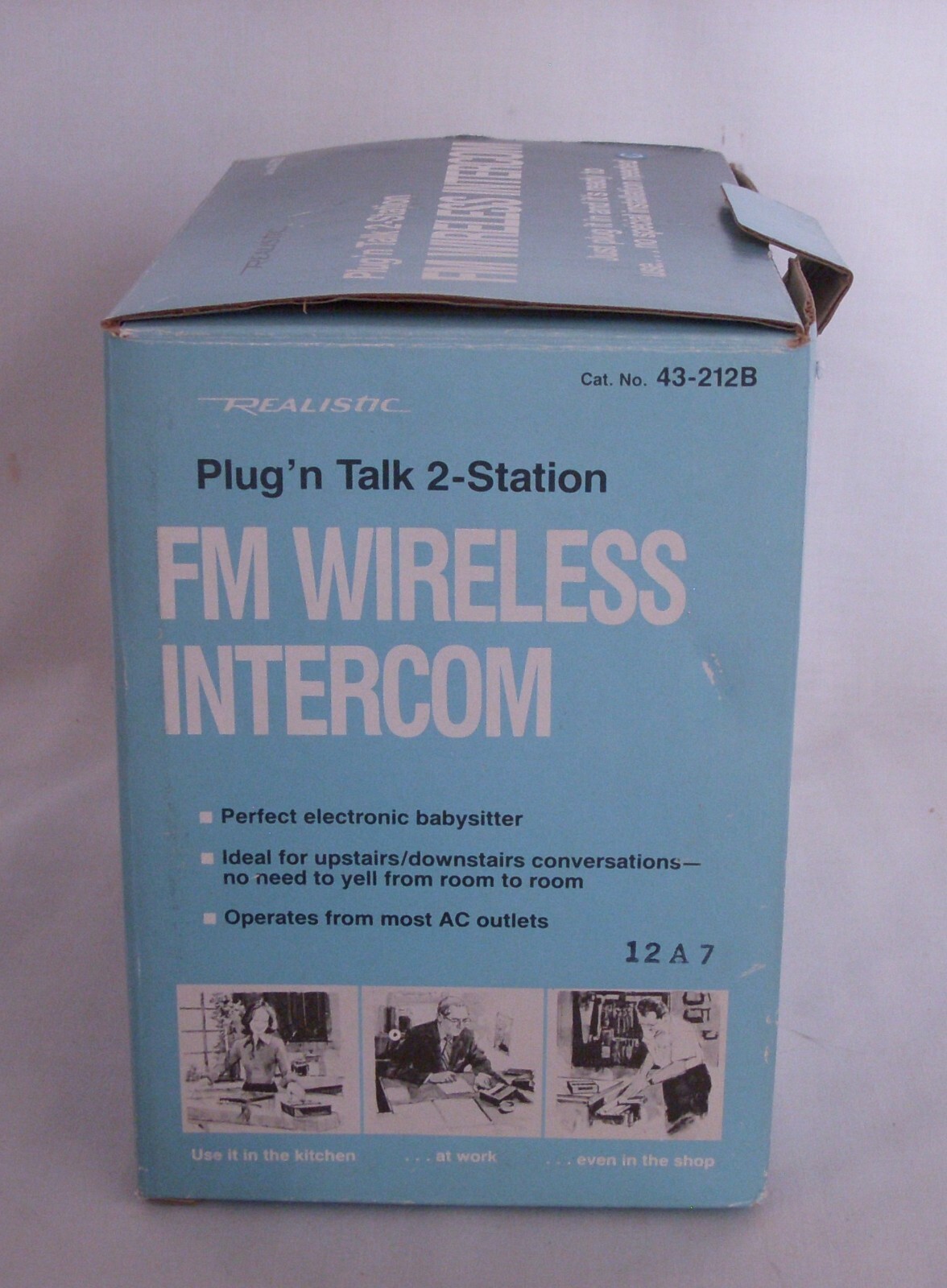 Vintage Realistic 43-212B Plug N Talk FM Wireless Intercom ONE Unit ...