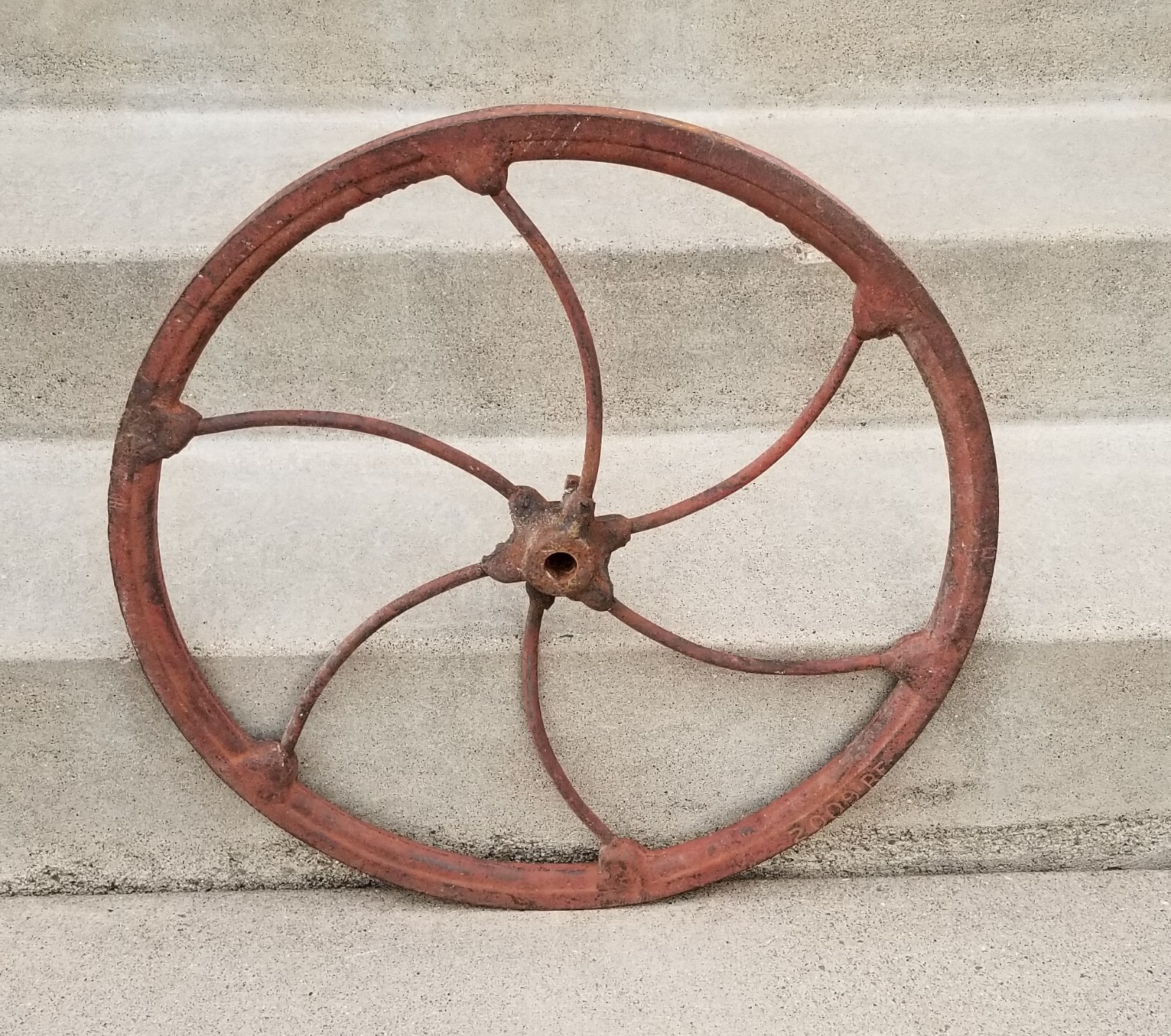 Vintage IH Farm Machinery industrial steampunk, cast iron 25" gear ...