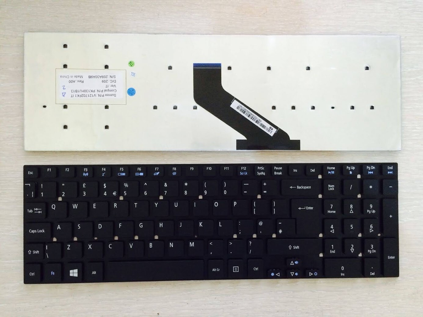 Acer Aspire E15,E5-511,E5-511G,E5-571,E5-571G ES1-5 UK Layout Laptop ...