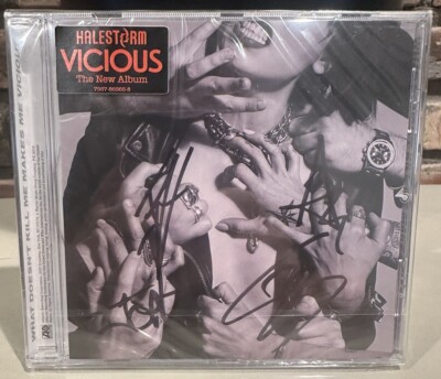 Autographed Halestorm - Vicious Signed CD Lzzy Hale. New Sealed | eBay