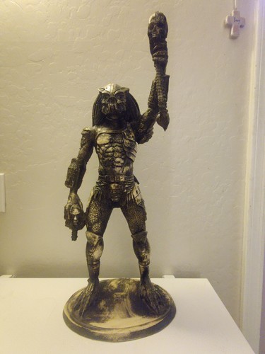 Predator Custom Statue Wood Predator Wooden Collectables | eBay