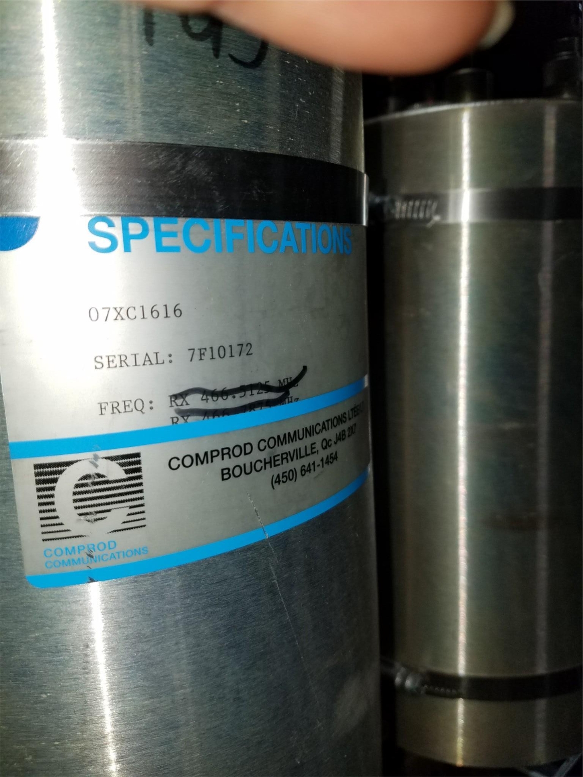 Comprod Communications 07XC1616 XMF Band Pass UHF Multicoupler 4 piece ...