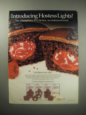 1990 Hostess Lights Cake Ad - The scrumptious Snack | eBay