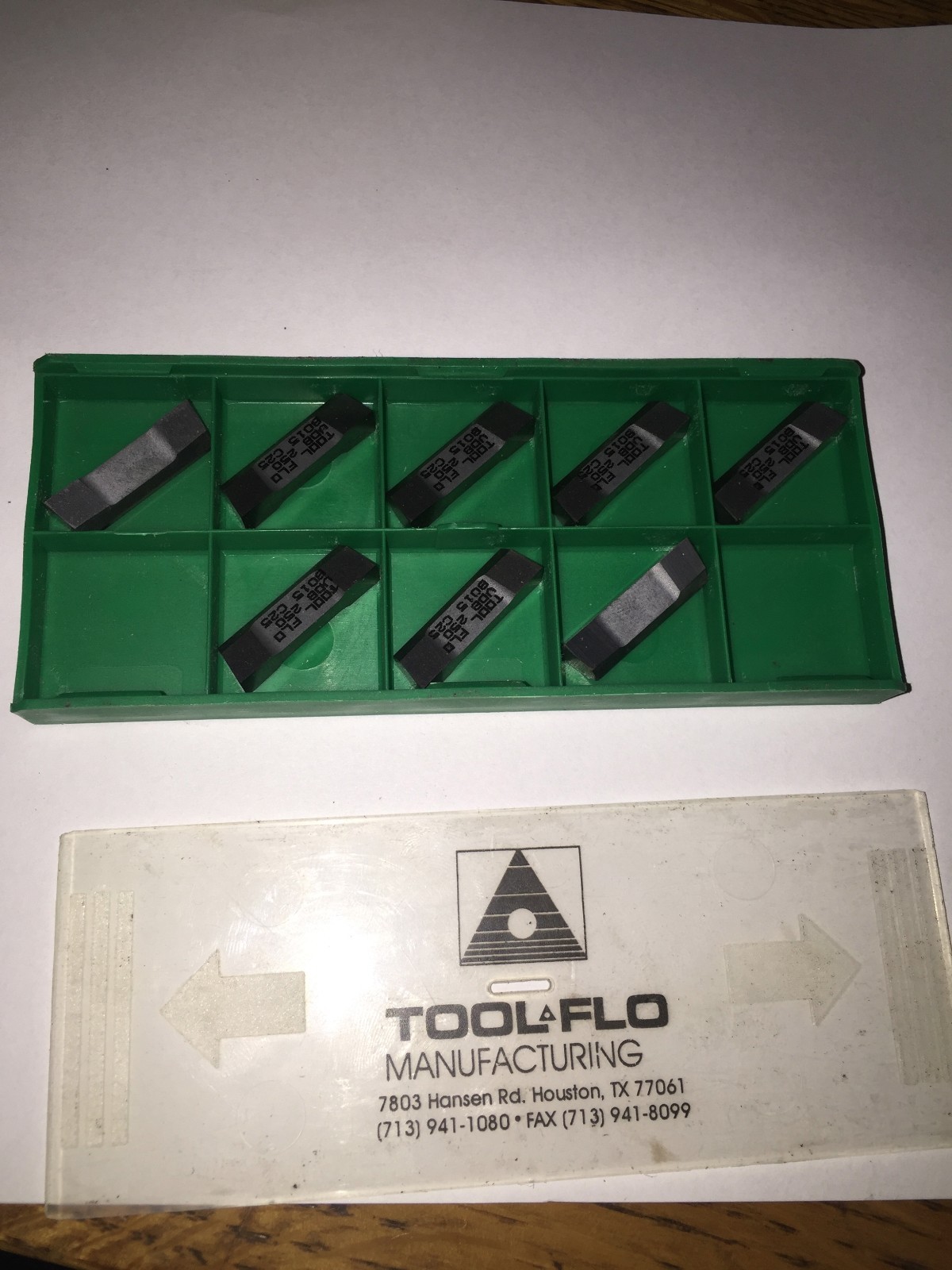 TOOL-FLO CARBIDE INSERTS QUANTITY 8 VDB 250 B015 C25 | eBay