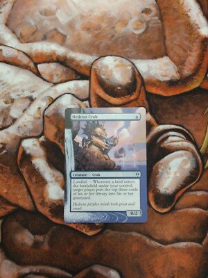 Magic the Gathering Hedron Crab #3 Hand Painted Unique Custom MTG Alter ...