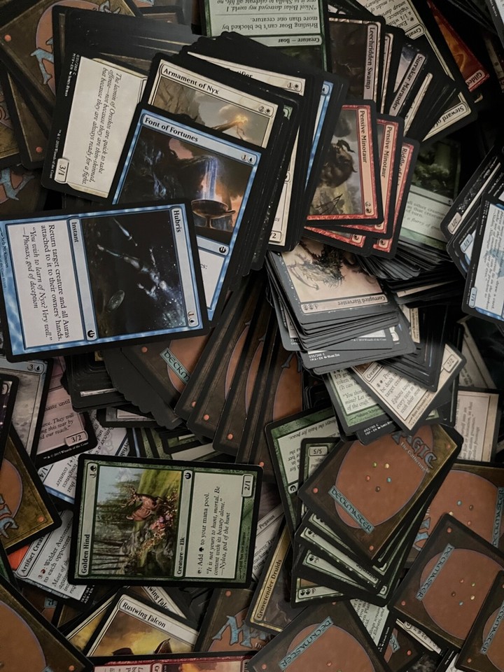 COLLECT BULK JOB LOT 1000 UNSORTED MTG CARDS MAGIC THE GATHERING C, U/C ...