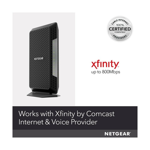 NETGEAR CM1150V Nighthawk Multi-Gig Speed Cable Modem for XFINITY Voice ...