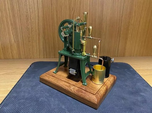 Mini Stirling Engine Green Brass Rider Ericsson Hot Air Pumping Engine ...