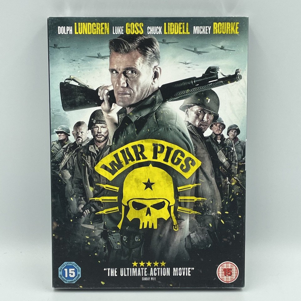 War Pigs [DVD] Dolph Lundgren, Luke Goss, Mickey Rourke, Slip Cover New ...